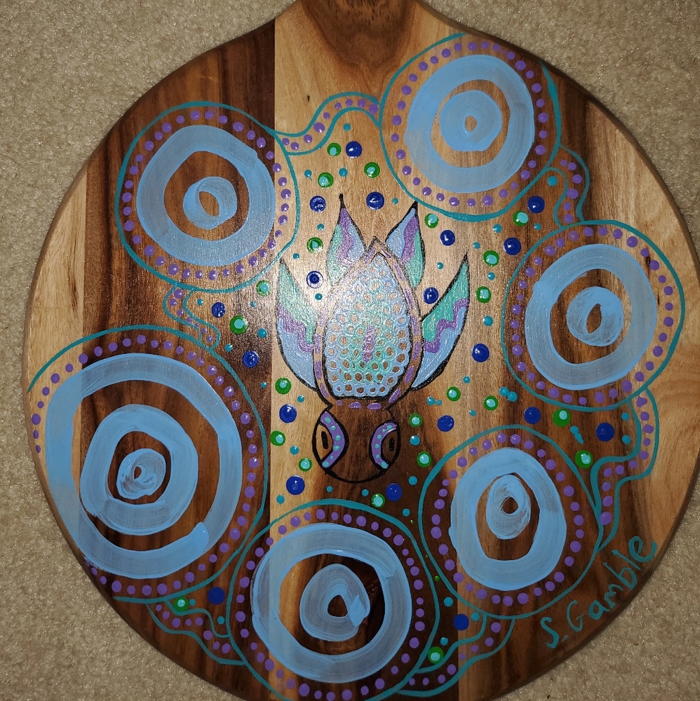 Authentic Aboriginal Wood Art - Gem